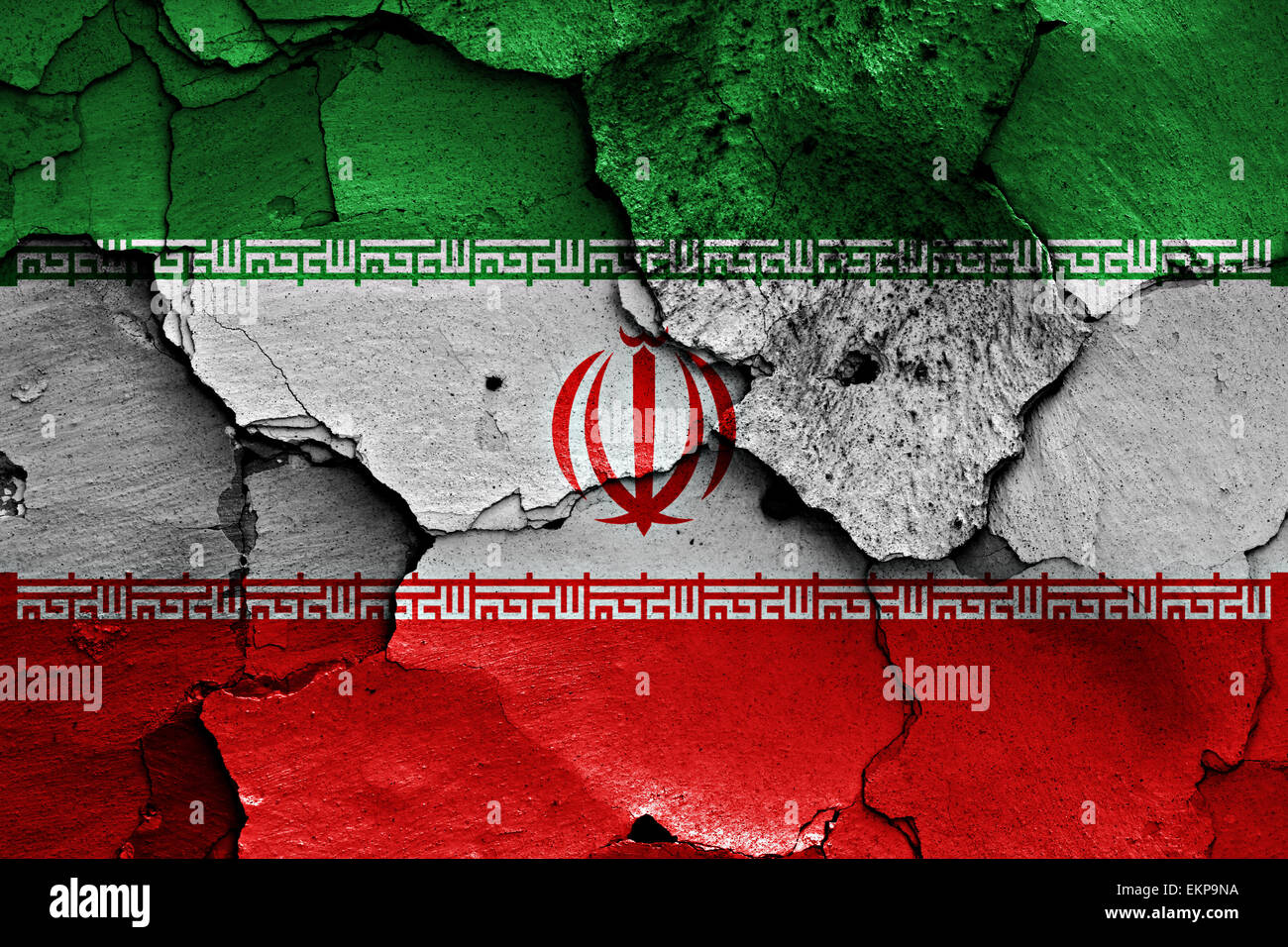 Painted flag iran hi-res stock photography and images - Alamy