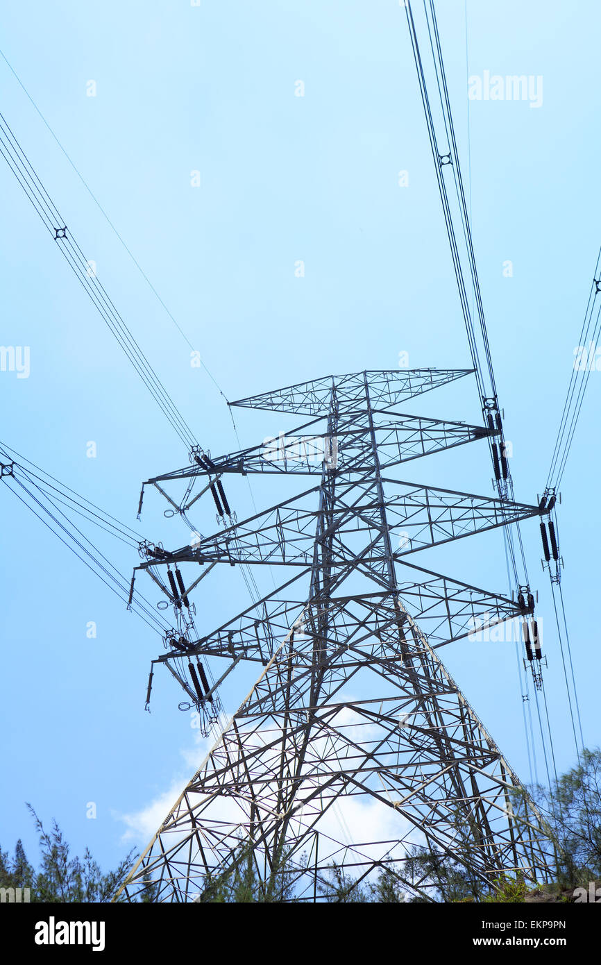 Power transmission tower Stock Photo - Alamy
