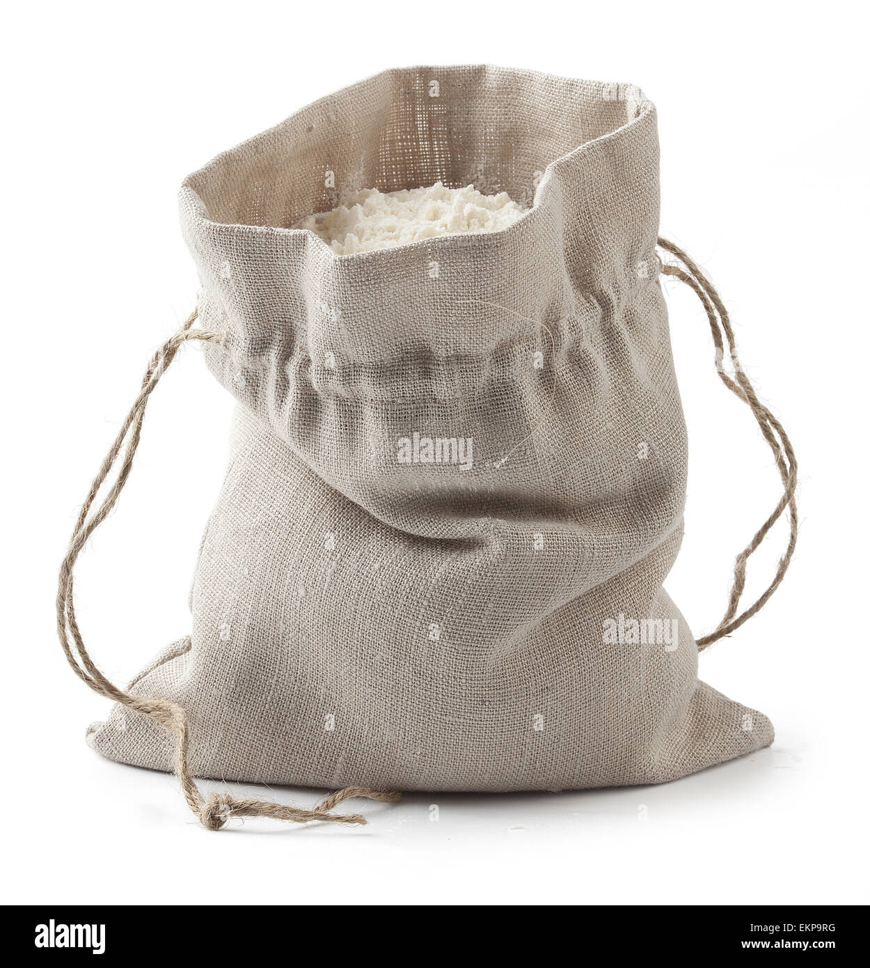 Sack with flour Stock Photo - Alamy