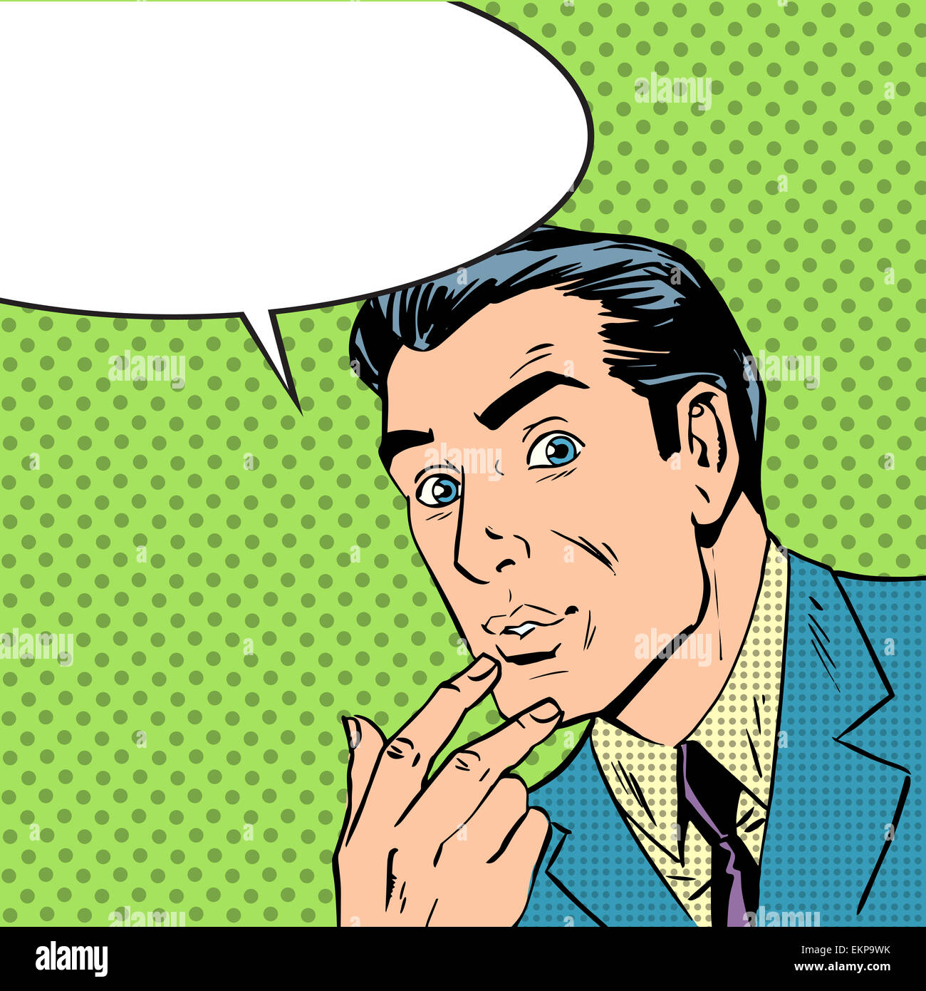 Thinking man cartoon hi-res stock photography and images - Alamy