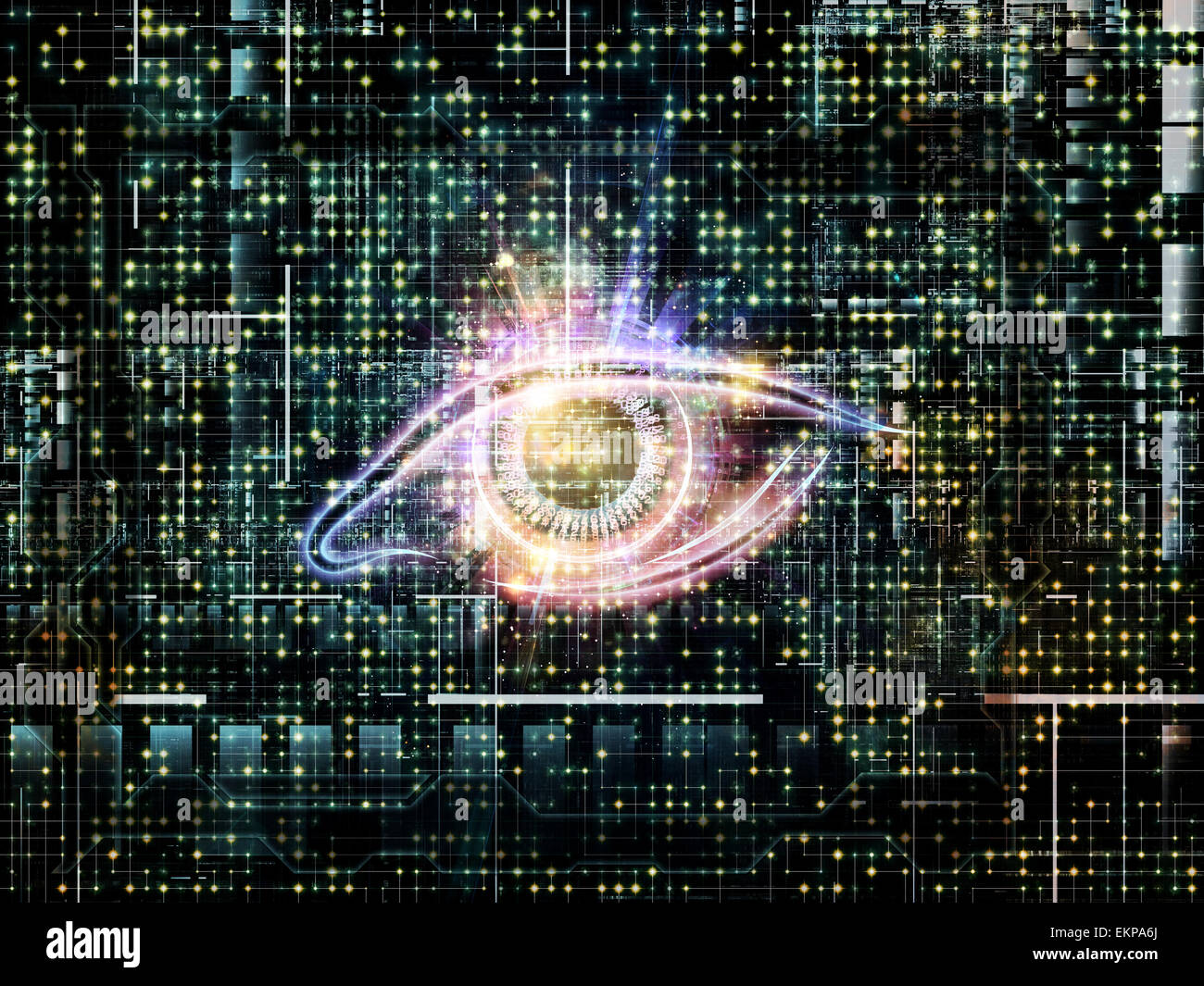 Visualization of Network Stock Photo - Alamy