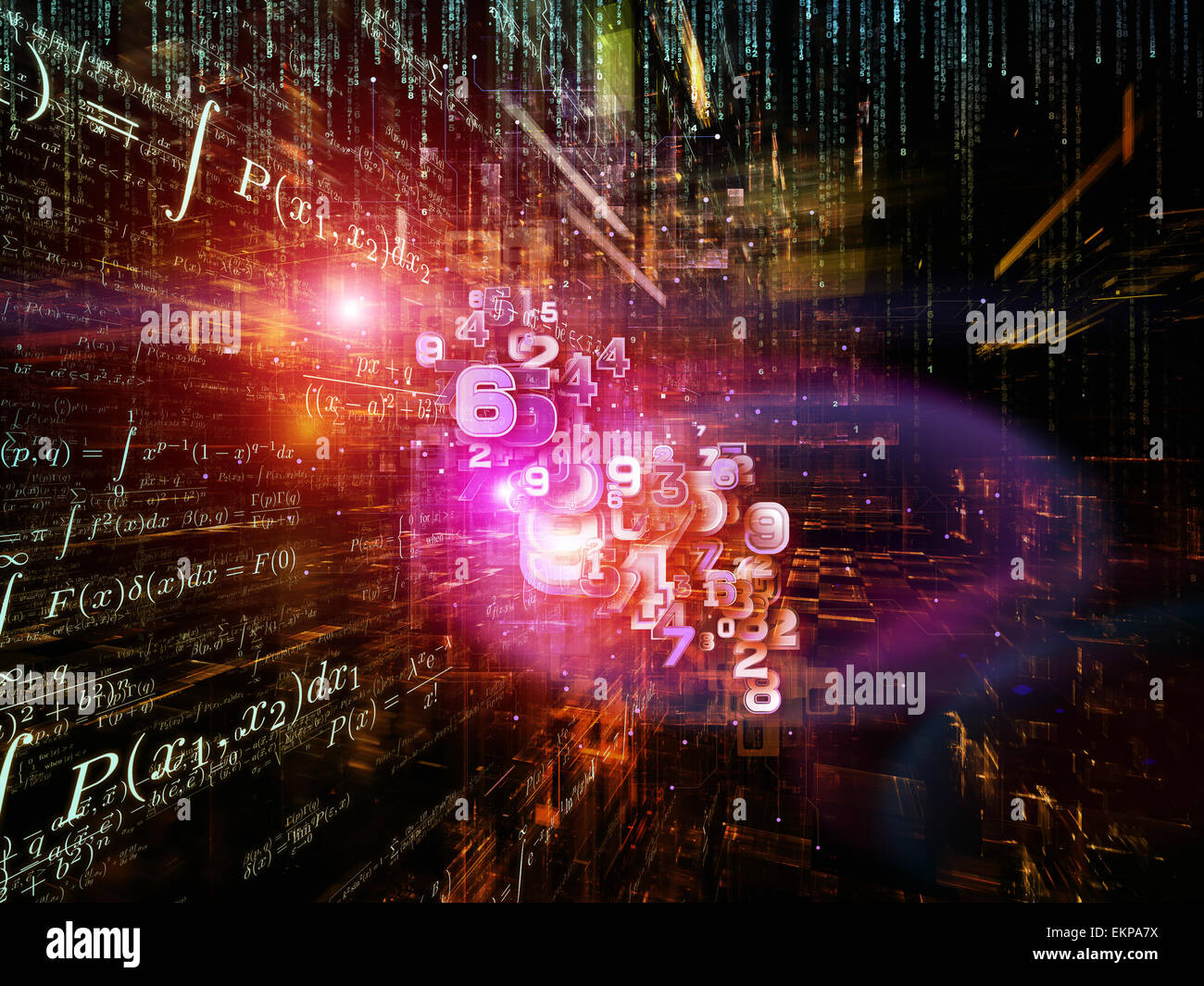 Depth of Mathematics Stock Photo - Alamy