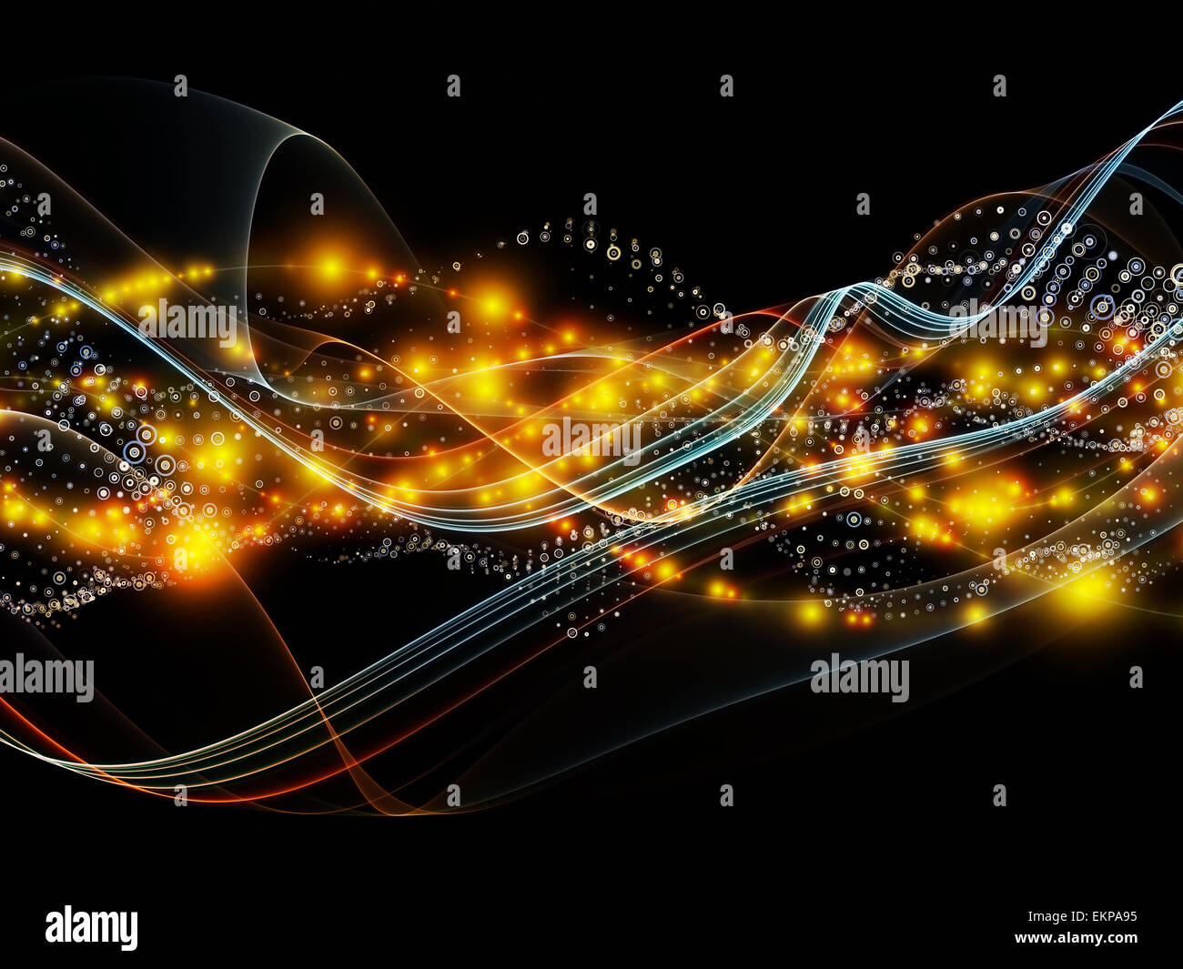 Complex Dynamic Network Stock Photo - Alamy