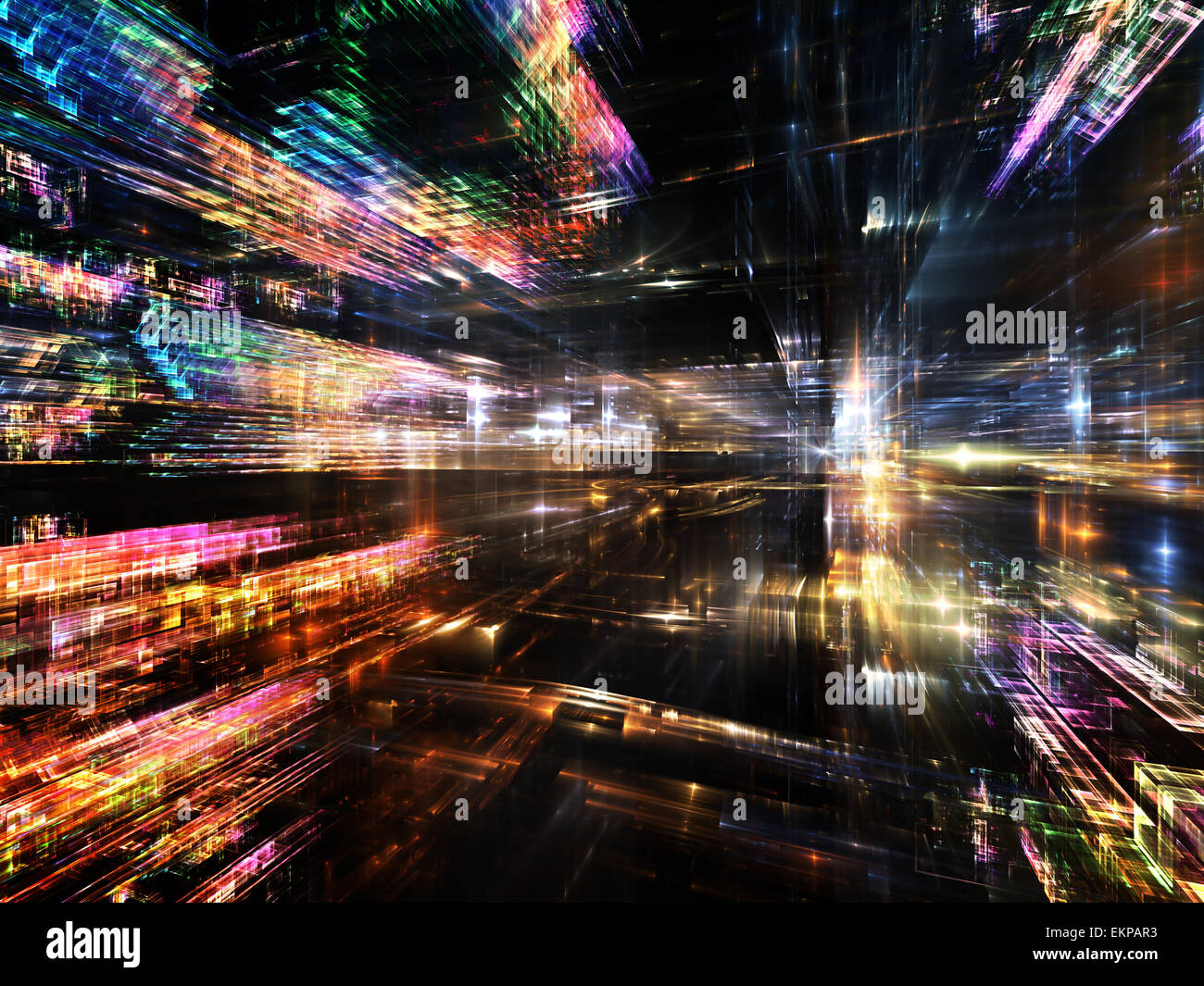Depth of Fractal World Stock Photo - Alamy