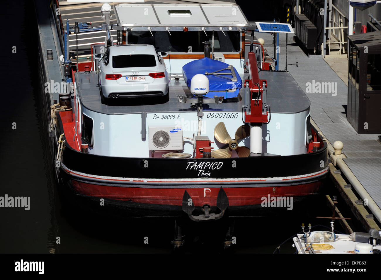 Strepy-Thieu boat lift,canal du Centre,near Binche,Belgium Stock Photo ...