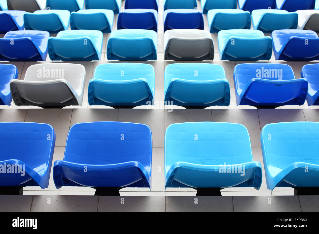 Seats in stadium Stock Photo - Alamy