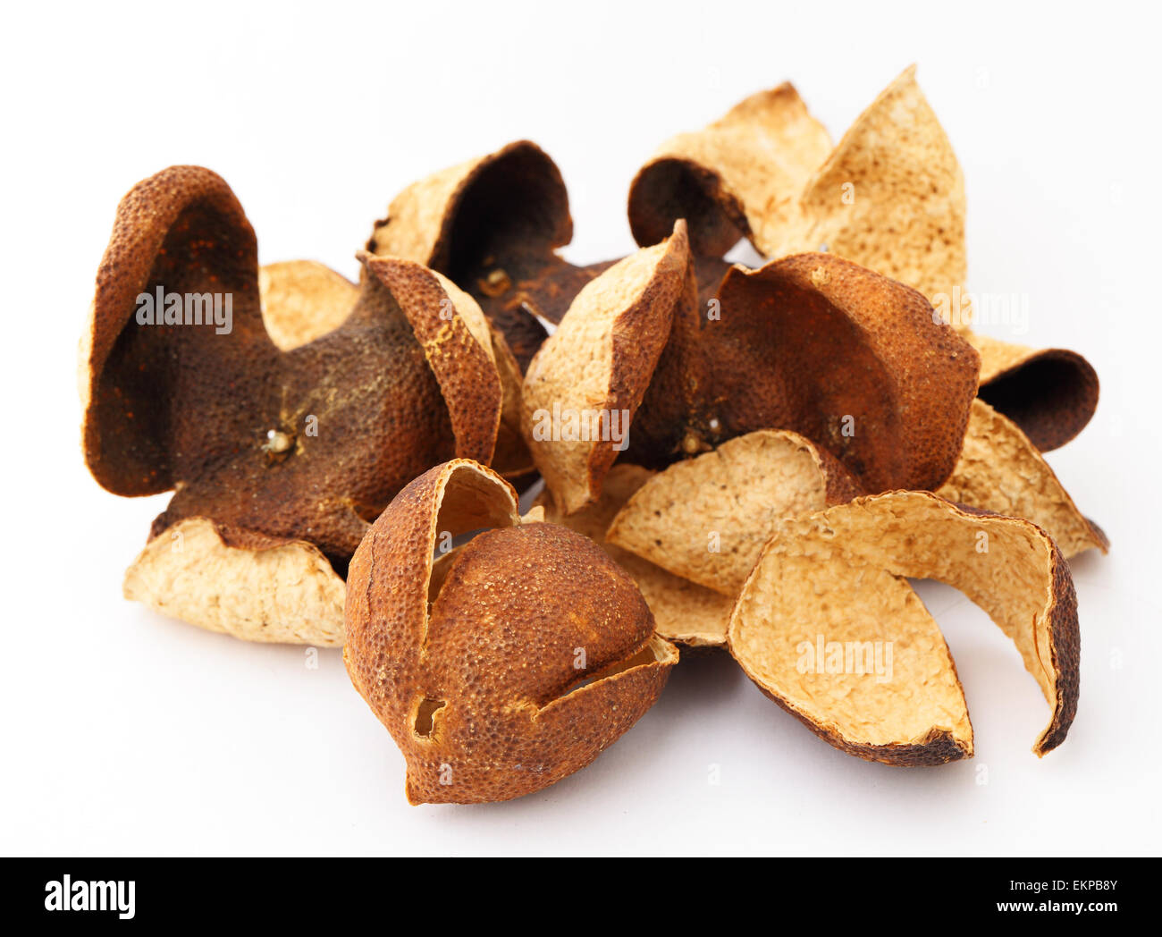 Chen Pi on white background Stock Photo - Alamy