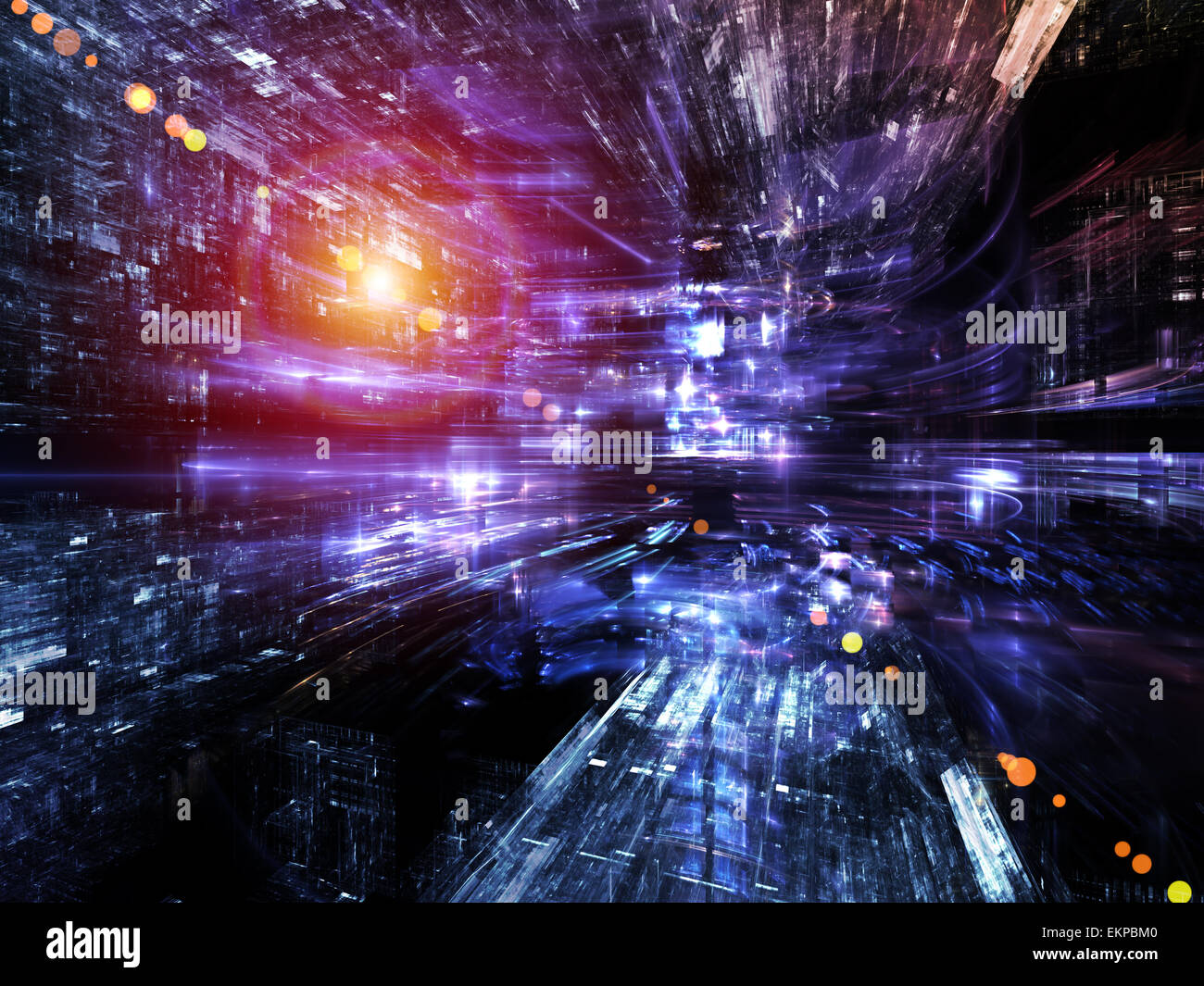 The Bridges of Fractal World Stock Photo - Alamy