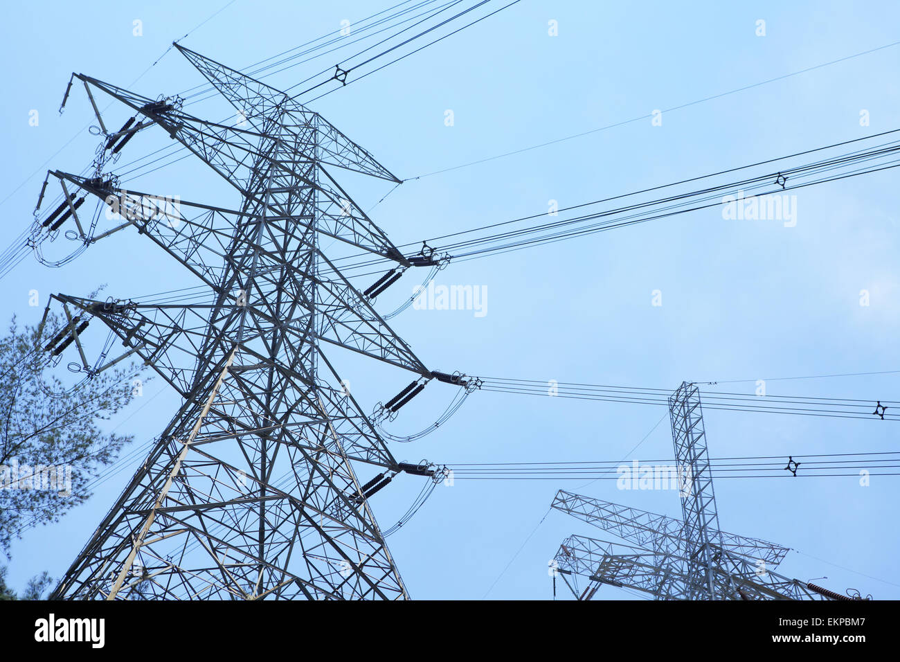 Power transmission tower Stock Photo - Alamy