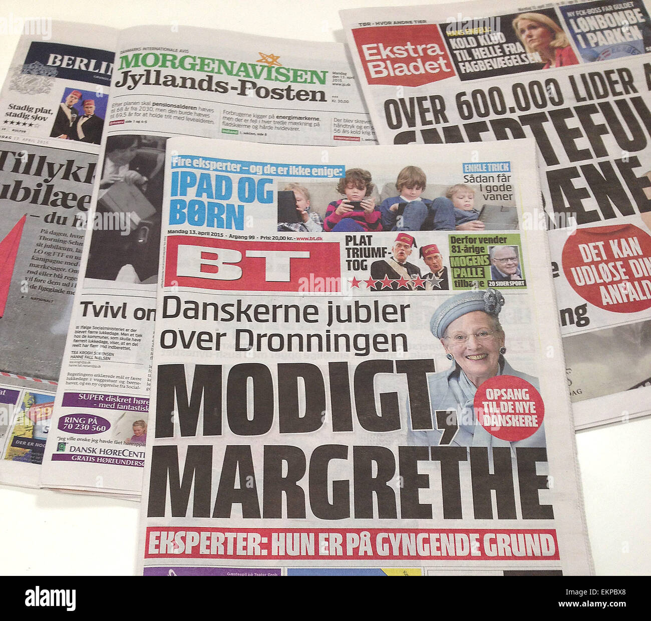 Copenhagen, Denmark. 13th April, 2015. Danish politicians and Danes ...