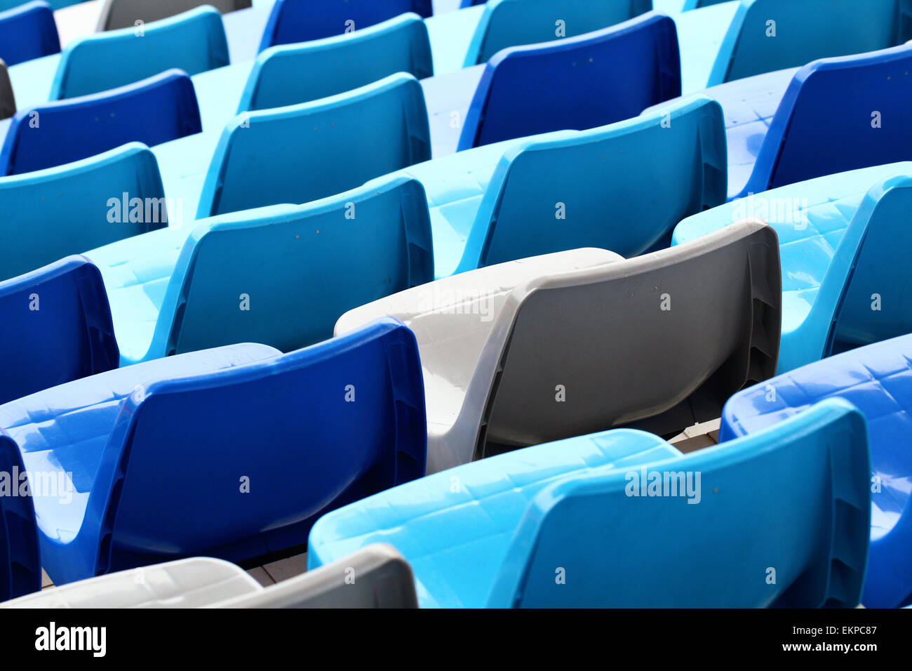 Seats in stadium Stock Photo - Alamy