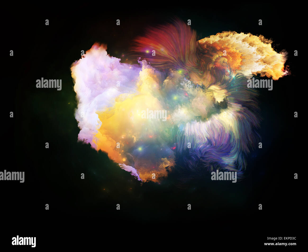 Lights of Design Nebulae Stock Photo - Alamy