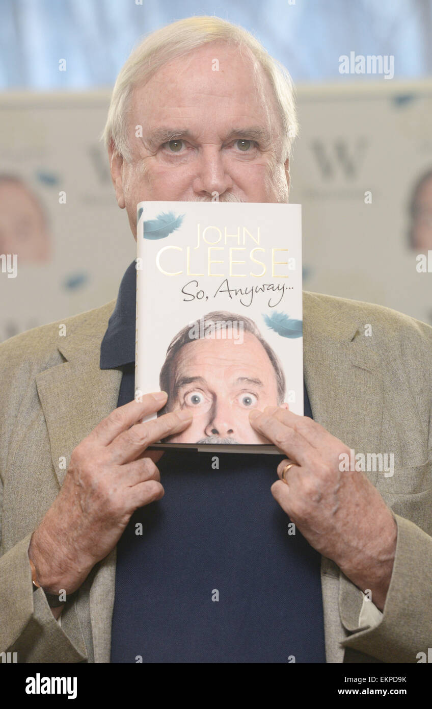 John Cleese promotes and signs copies of his new book 'So Anyway...' at ...