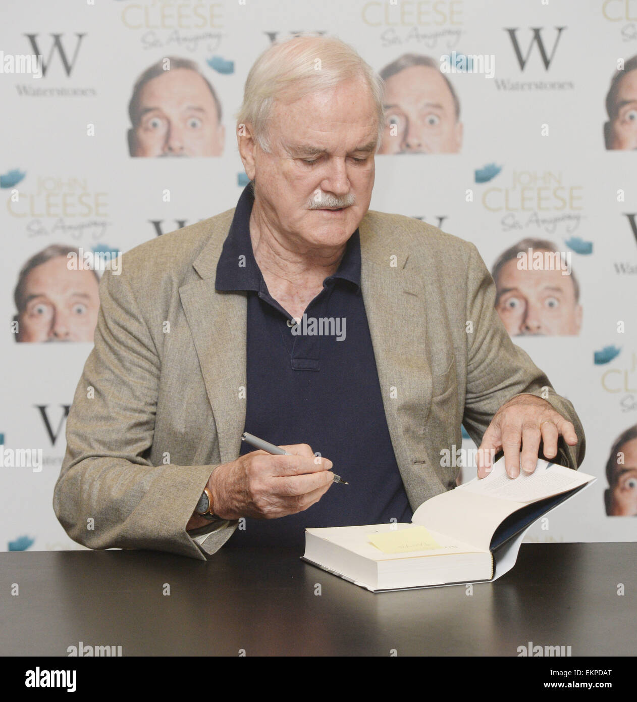 John Cleese promotes and signs copies of his new book 'So Anyway...' at ...
