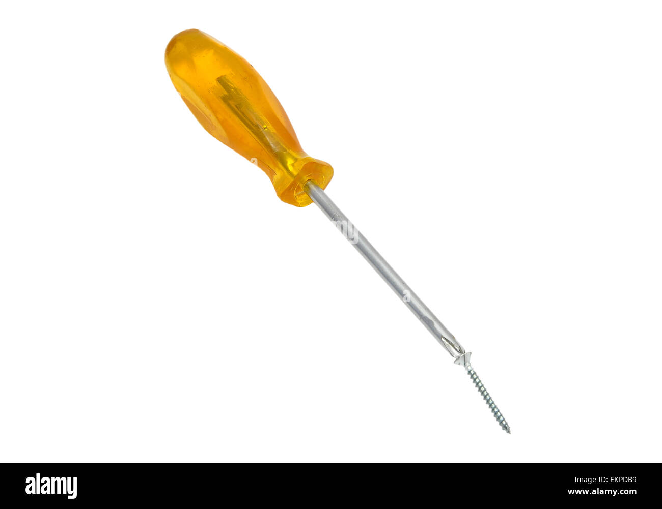 Crosstip screwdriver with screw Stock Photo - Alamy