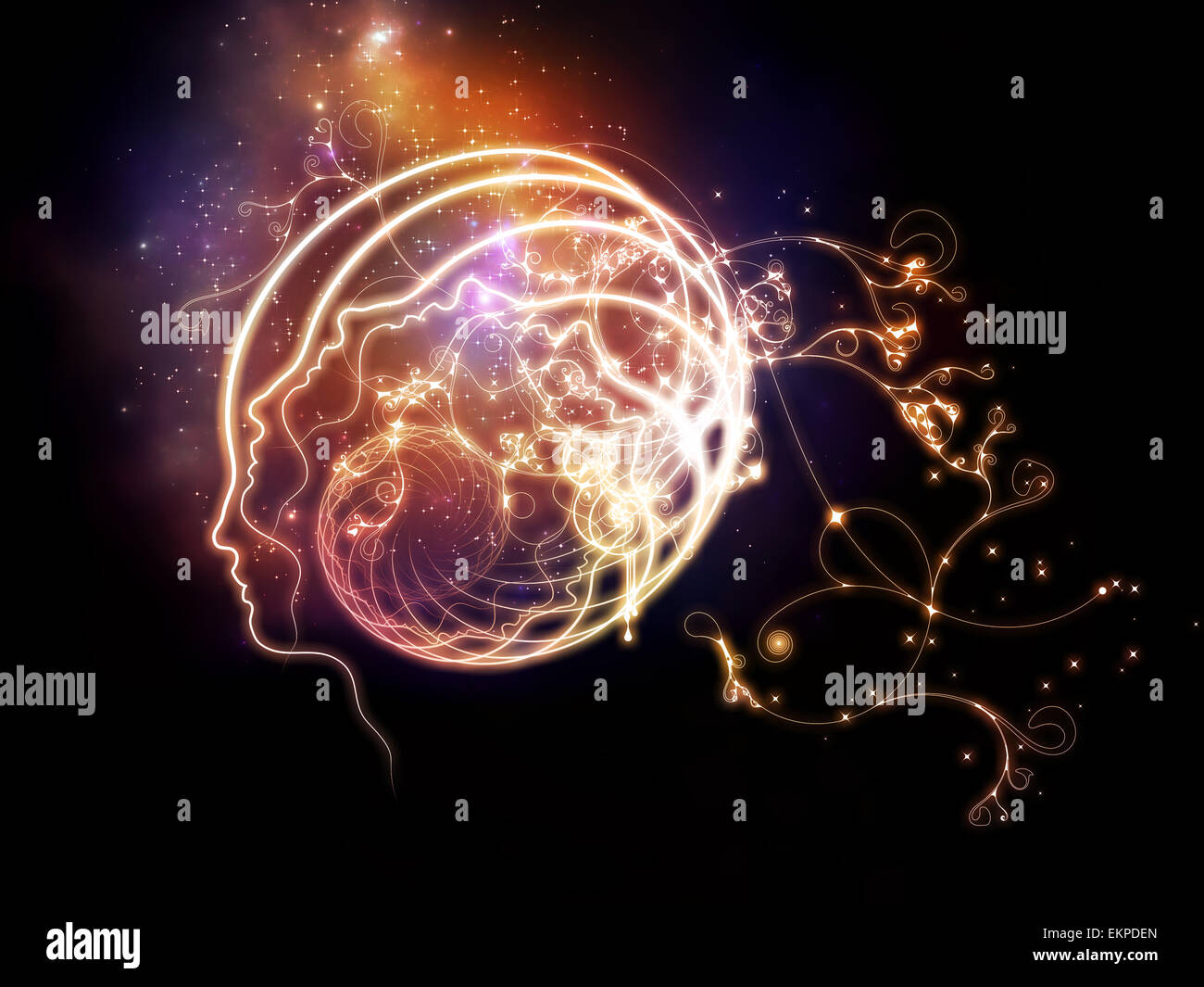 Advance of Inner Thoughts Stock Photo - Alamy