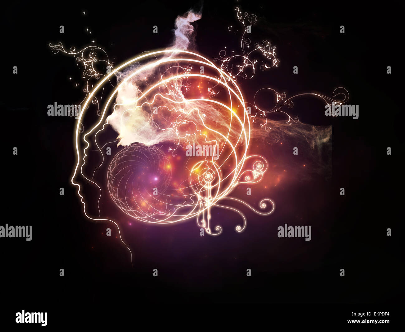 Propagation of Inner Thoughts Stock Photo - Alamy