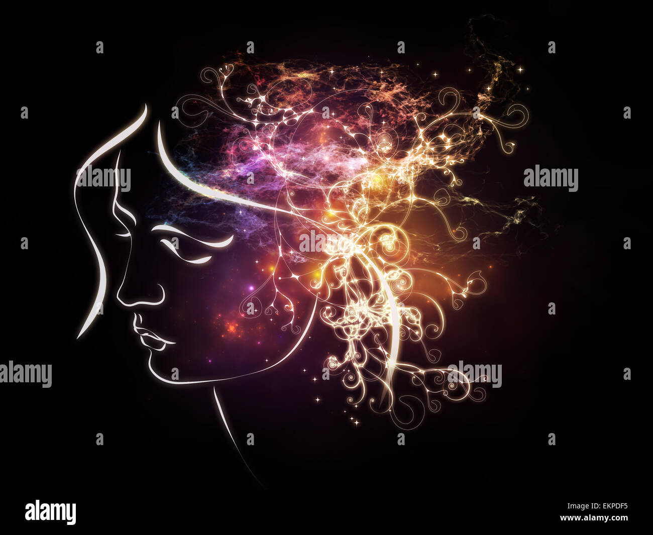 Propagation of Inner Thoughts Stock Photo - Alamy