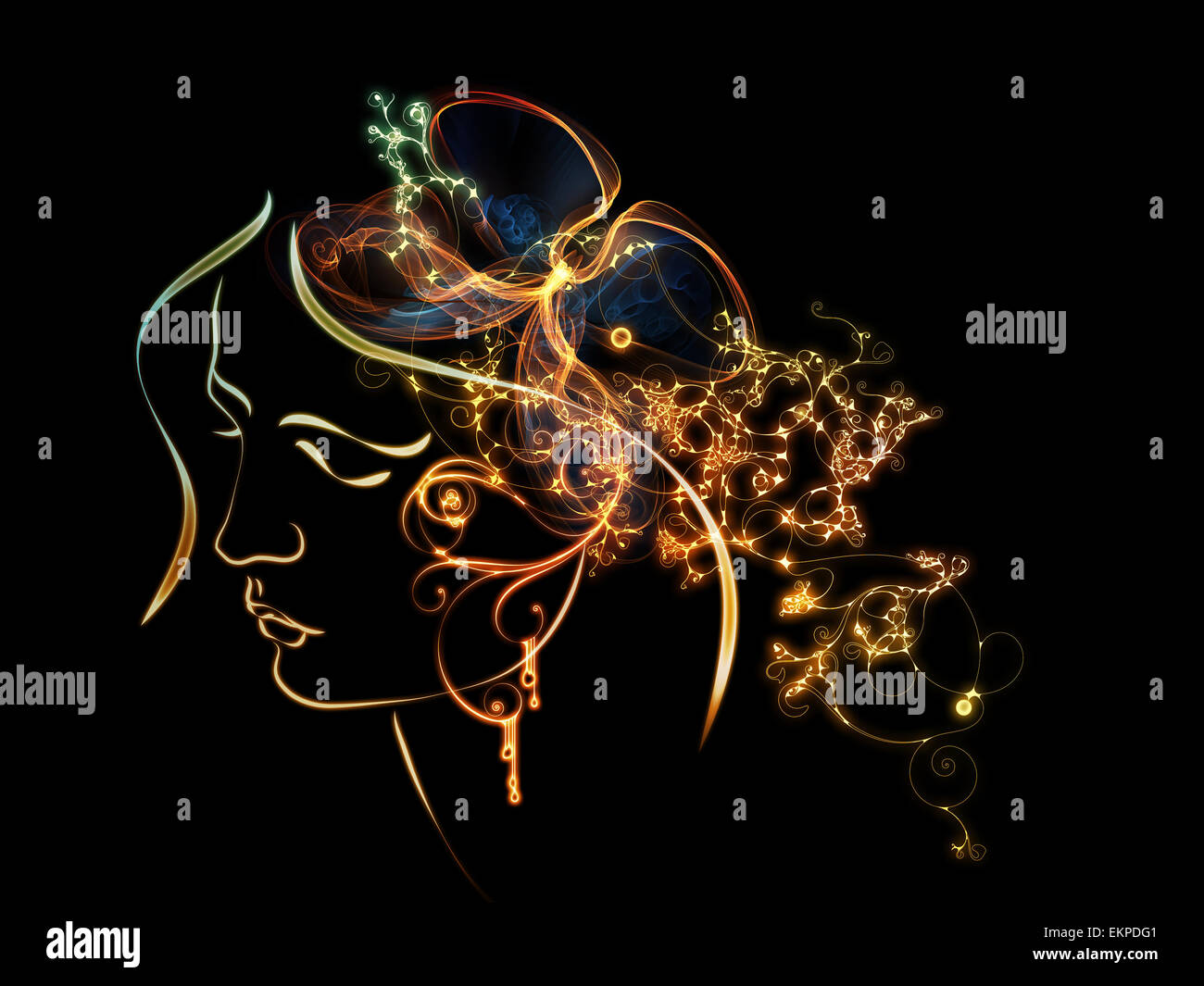 Propagation of Inner Thoughts Stock Photo - Alamy