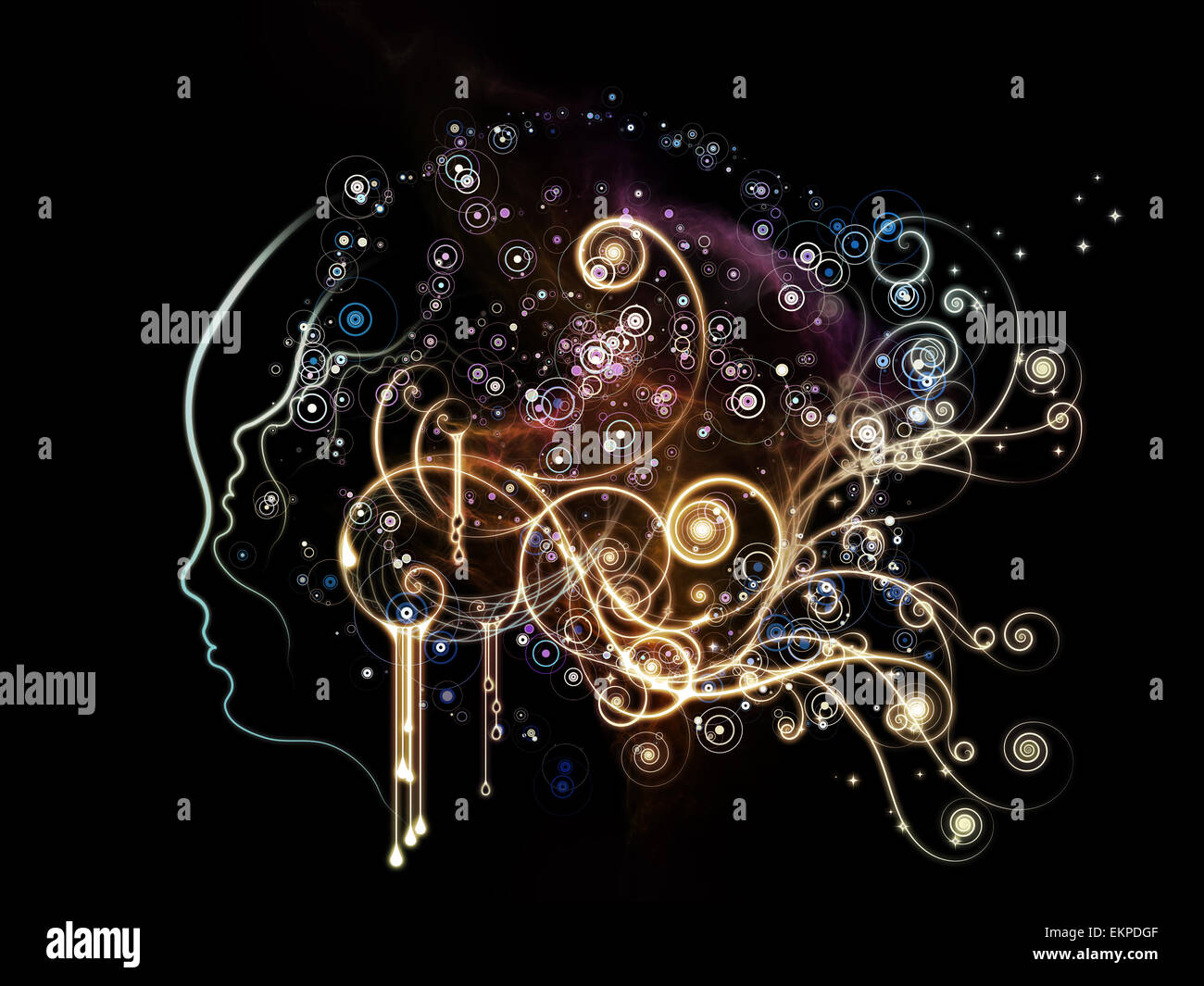 Vision of Inner Thoughts Stock Photo - Alamy