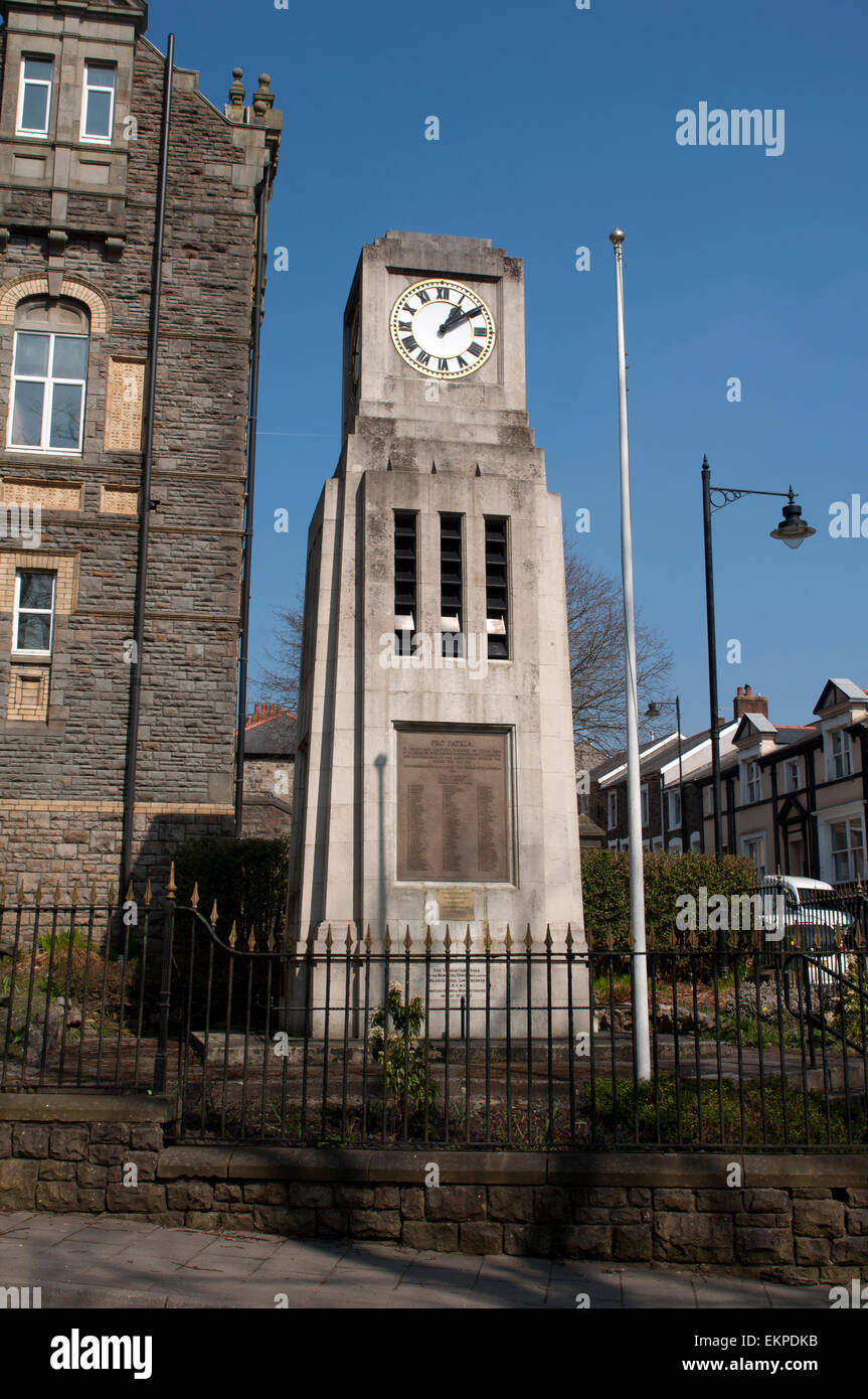 The war memorial, Blaenavon, Torfaen, Wales, UK Stock Photo - Alamy