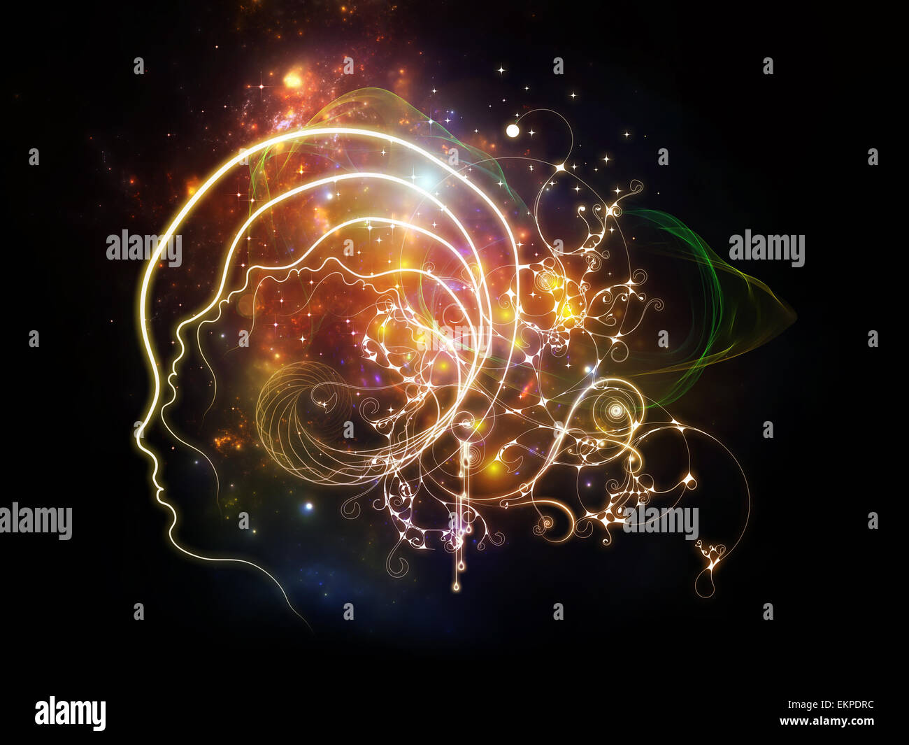 Advance of Inner Thoughts Stock Photo - Alamy