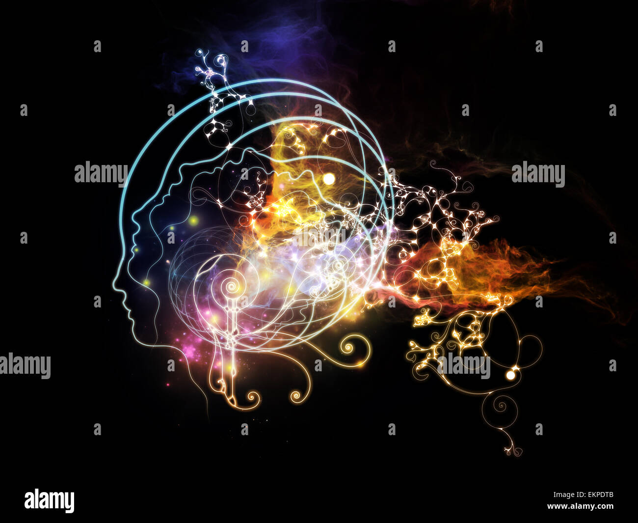 Propagation of Inner Thoughts Stock Photo - Alamy