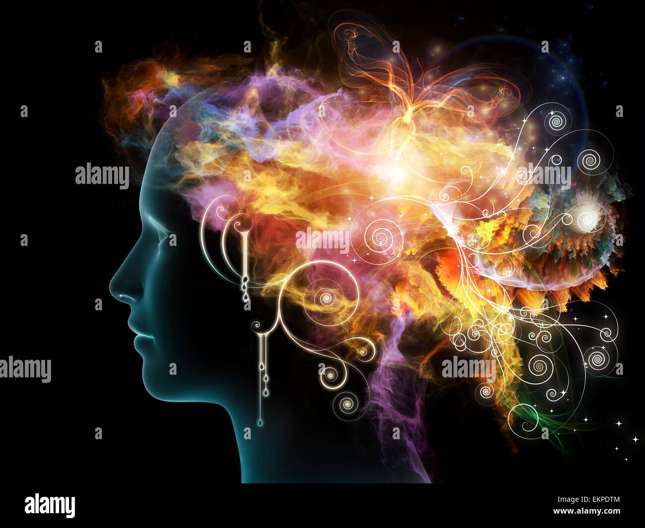 Vision of Inner Thoughts Stock Photo - Alamy