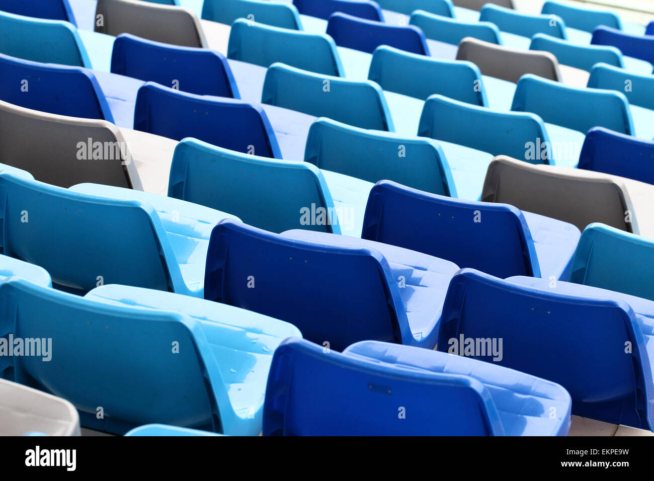 Seats in stadium Stock Photo - Alamy