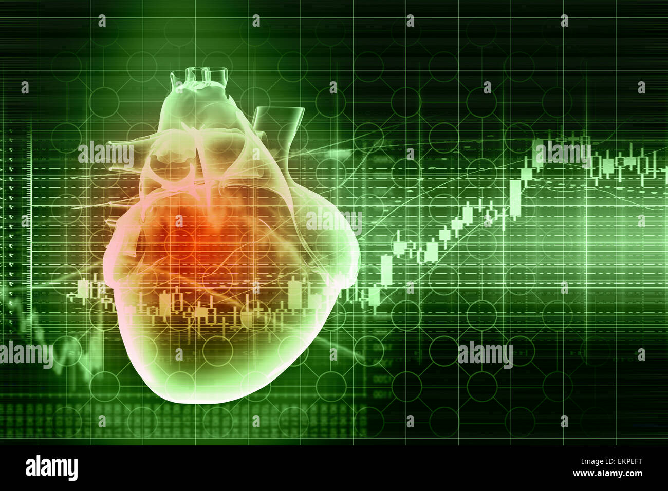 Human heart beats Stock Photo - Alamy