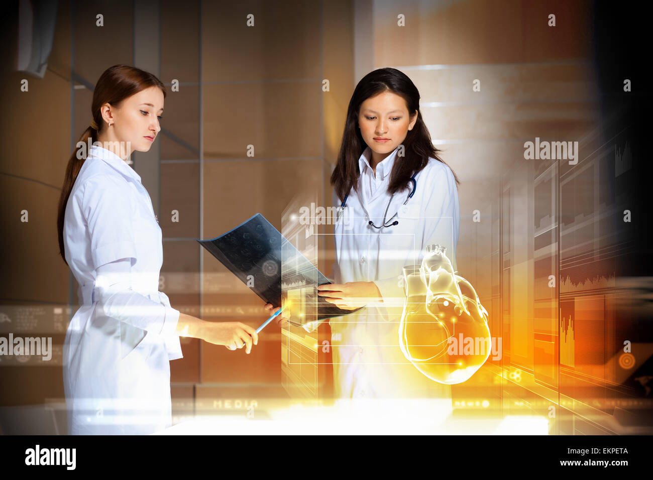 Women doctors stethoscope tool hi-res stock photography and images - Alamy