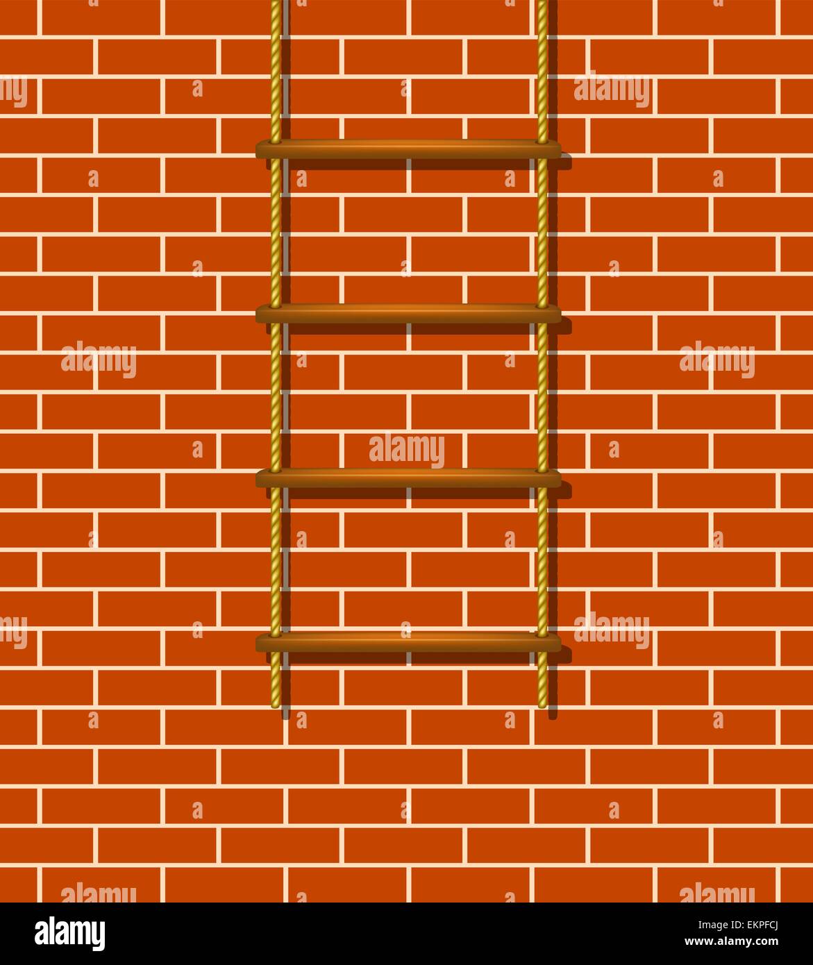 Rope ladder wall hi-res stock photography and images - Alamy