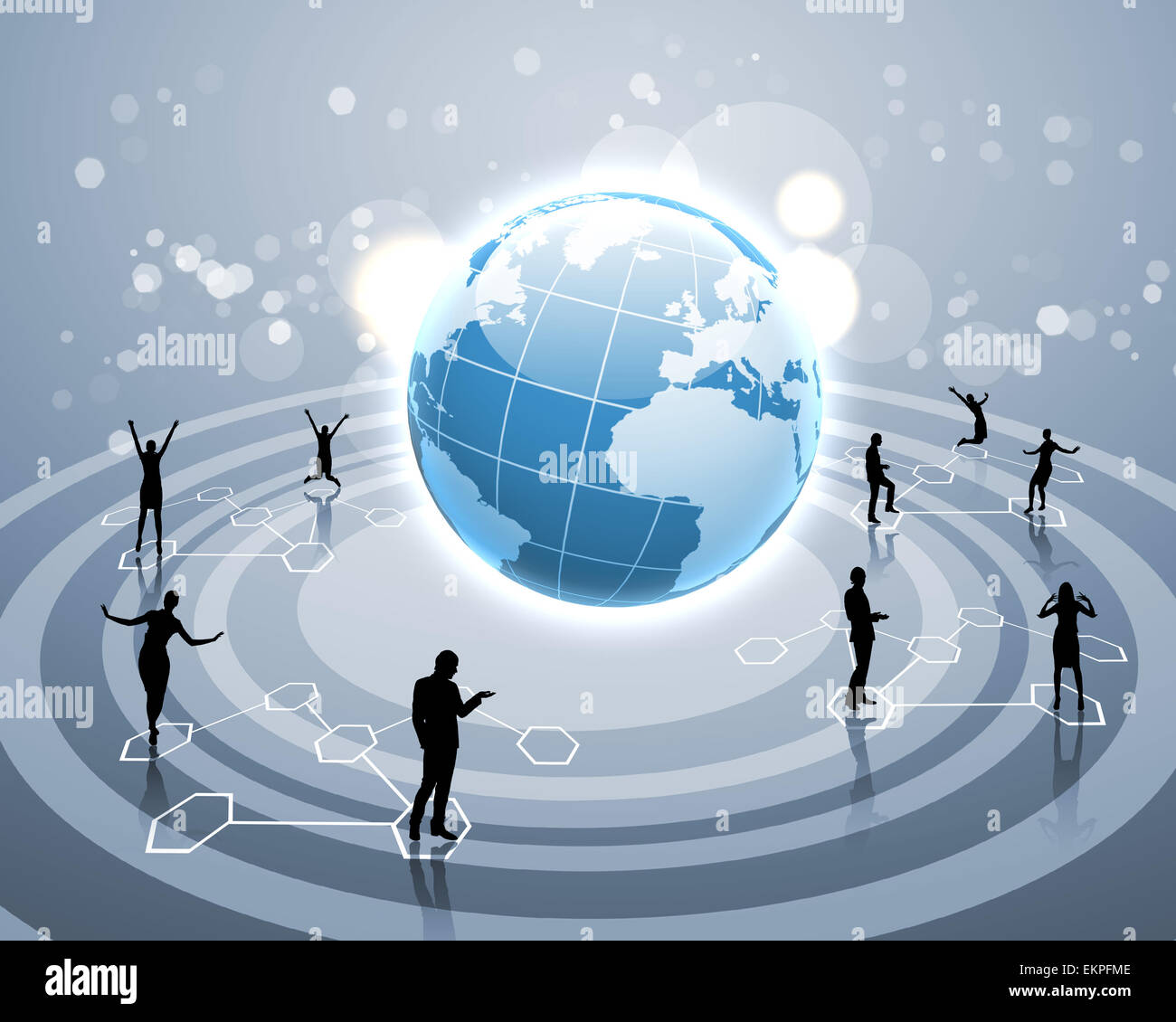 Modern social media amd communication Stock Photo - Alamy