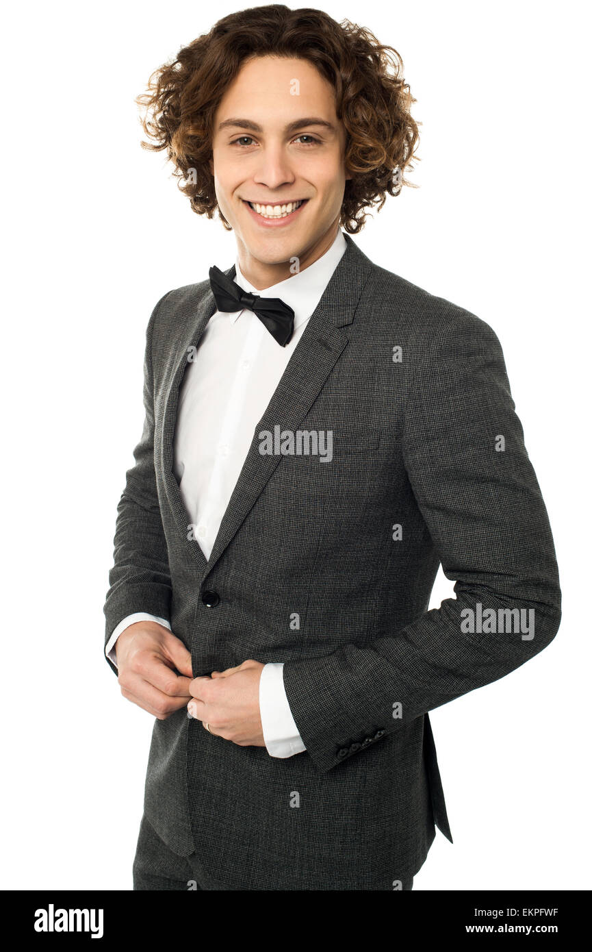 White tuxedo blazer hi-res stock photography and images - Alamy