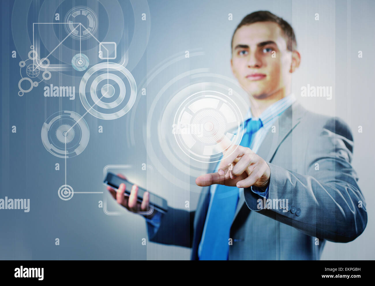 Imafe of finger touch Stock Photo - Alamy