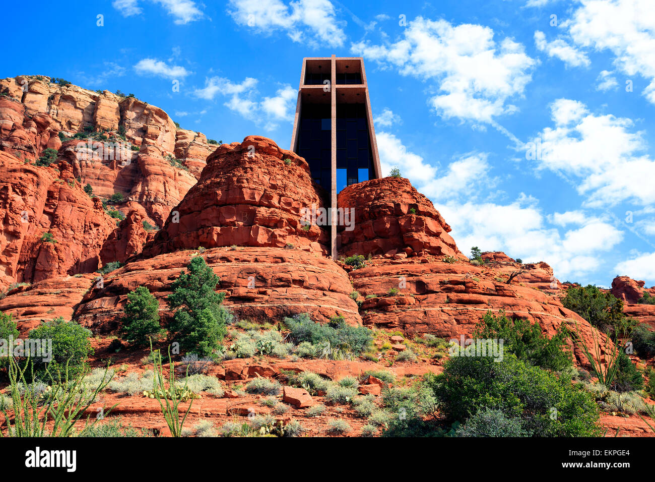 Famous Chapel of the Holy Cross Stock Photo - Alamy
