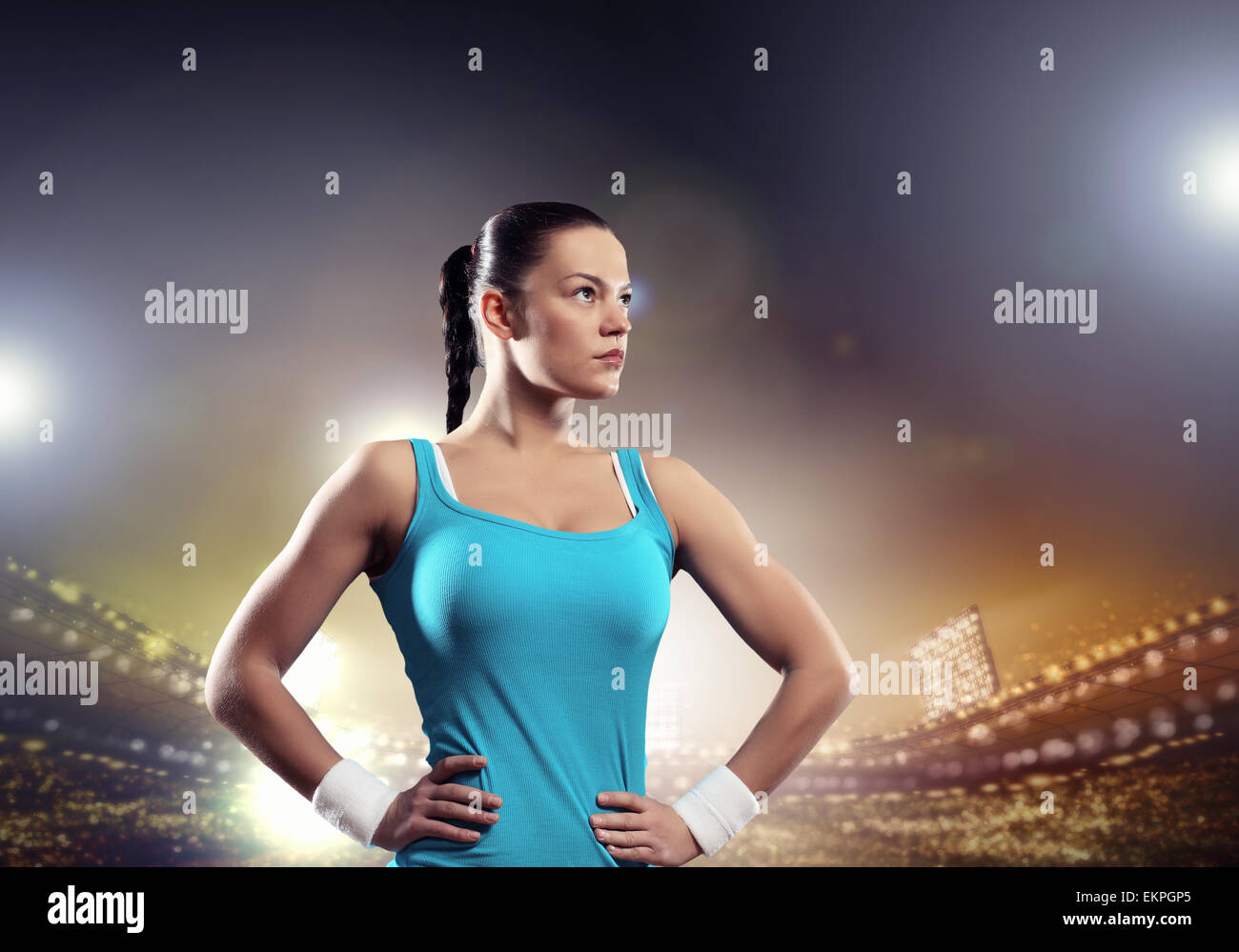 Sport young woman Stock Photo - Alamy