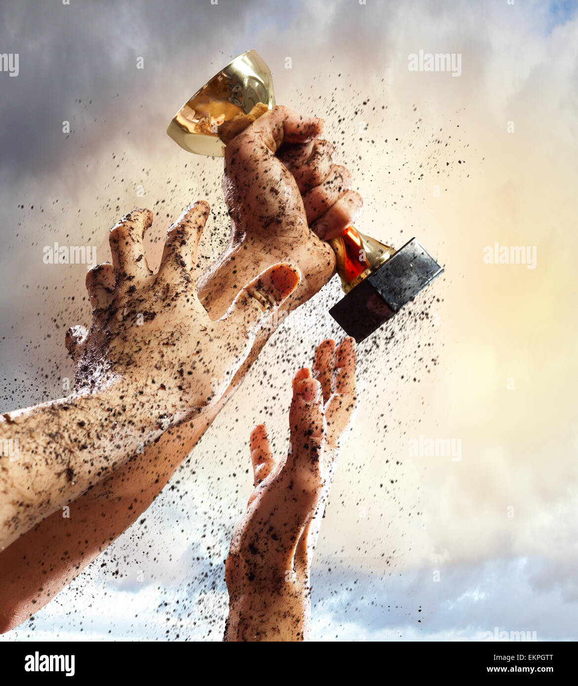 We did it! Stock Photo - Alamy