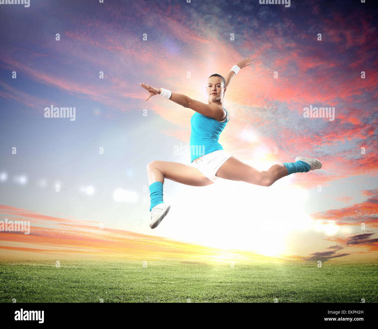 Sport young woman Stock Photo - Alamy