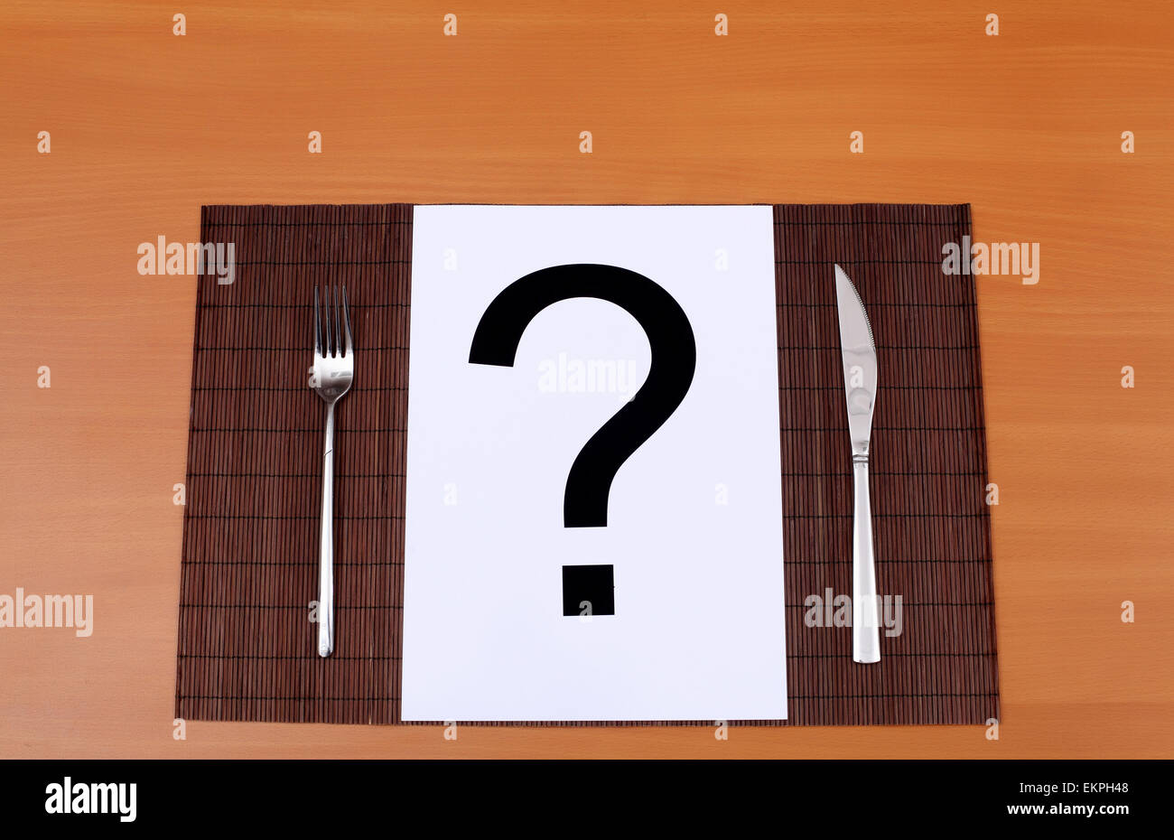 Question Mark Restaurant High Resolution Stock Photography and Images ...
