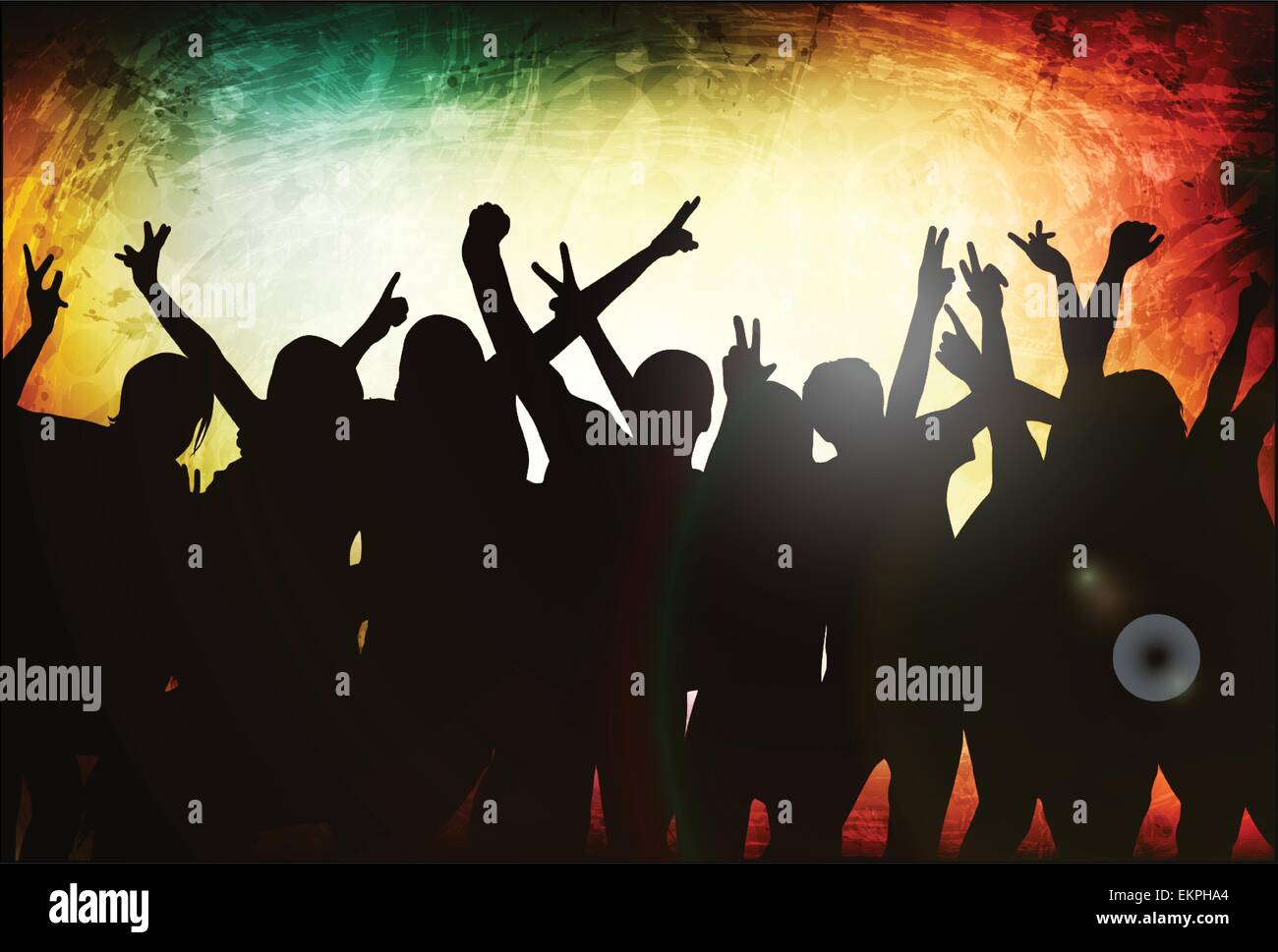 Young man old woman dancing Stock Vector Images - Alamy