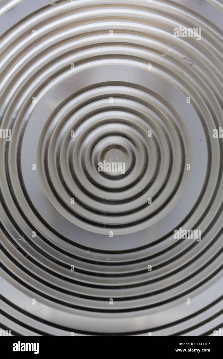 Circular classy aluminium surface Stock Photo - Alamy
