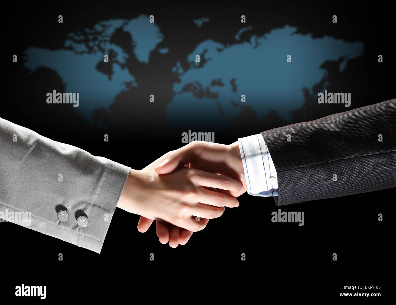 image of business handshake Stock Photo - Alamy