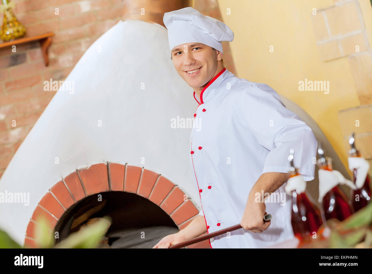 Young male cook Stock Photo - Alamy