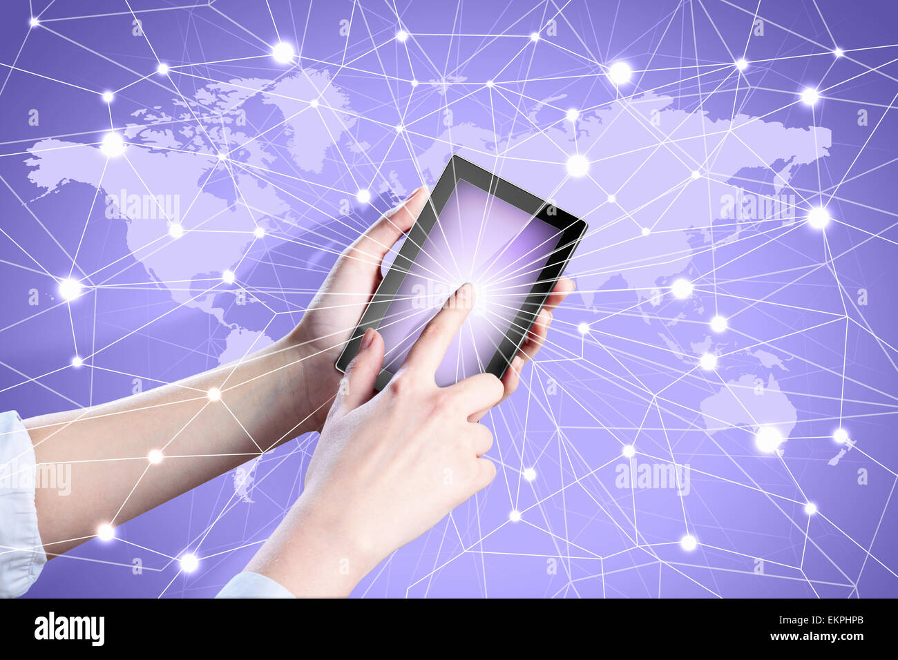 Smartphone in hand Stock Photo - Alamy