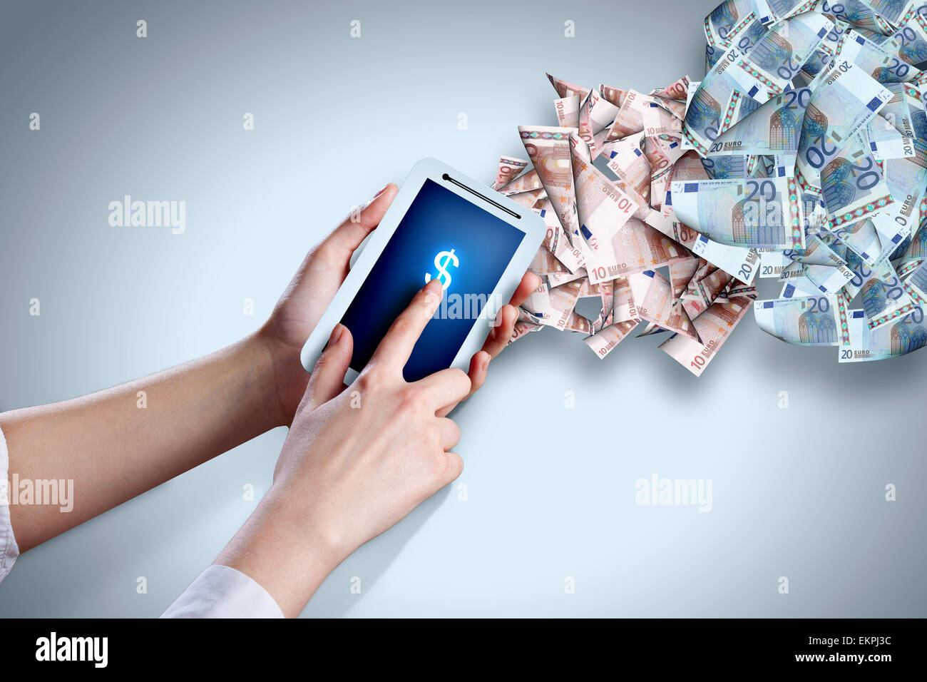 Smartphone in hand Stock Photo - Alamy