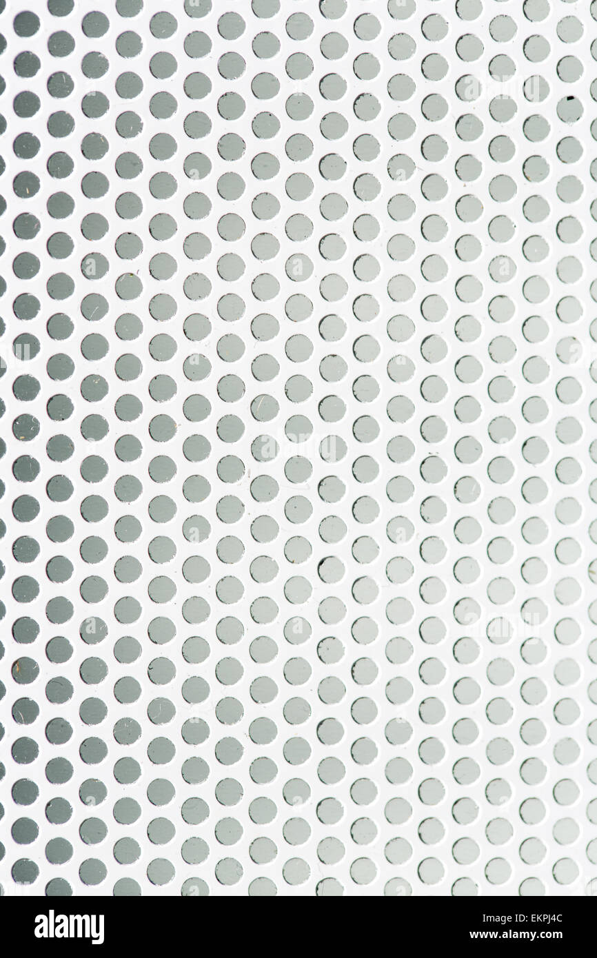 Perforated metal grid texture Stock Photo - Alamy