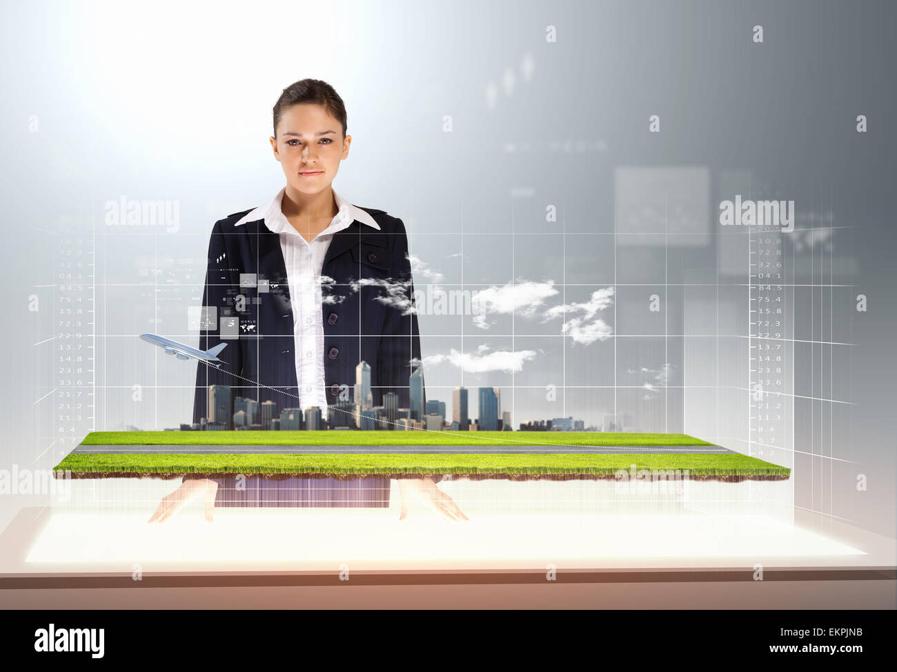 High-tech in business Stock Photo - Alamy