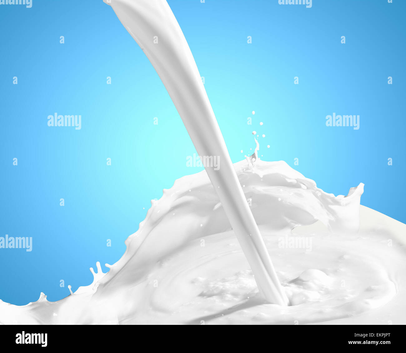 Image of milk splashes Stock Photo - Alamy
