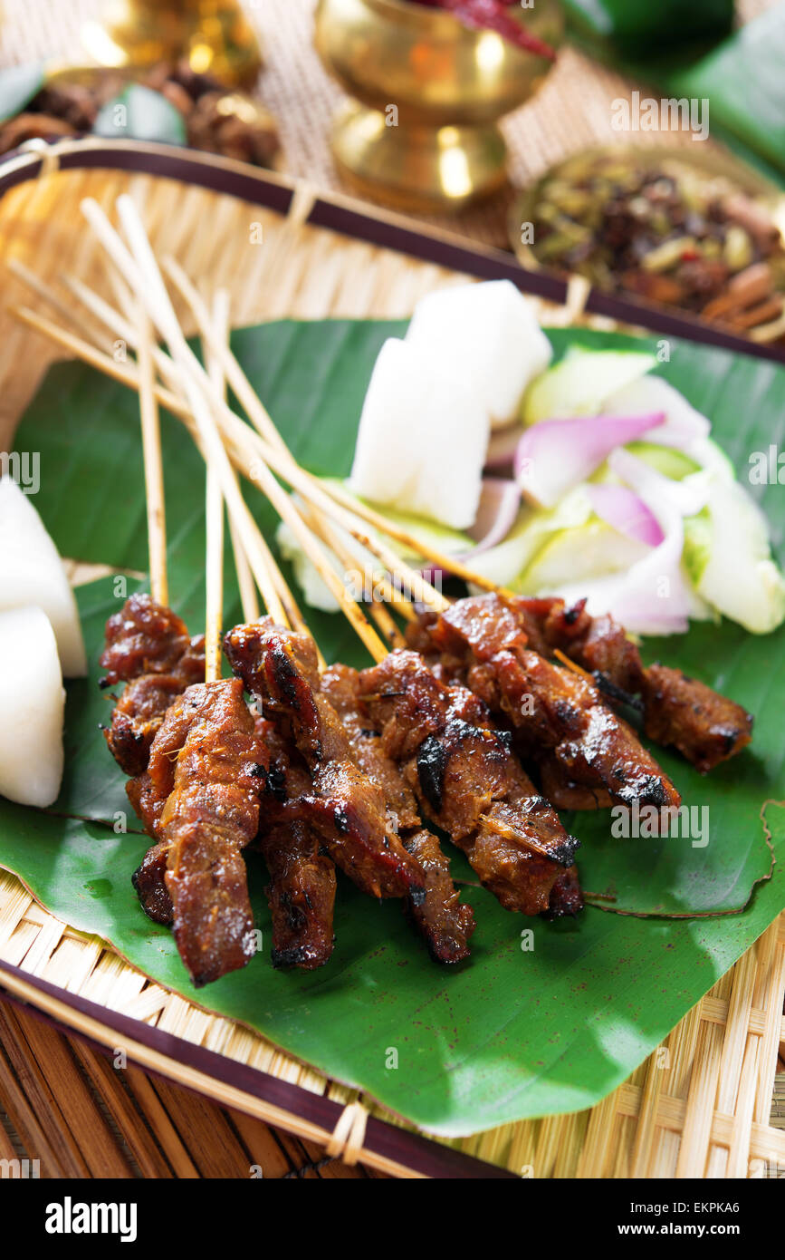 Satay Southeast Asia food Stock Photo - Alamy